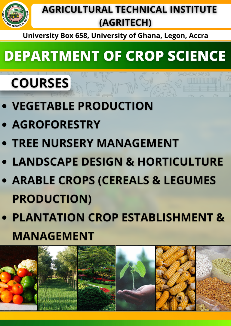 Courses – Agricultural Technical Institute